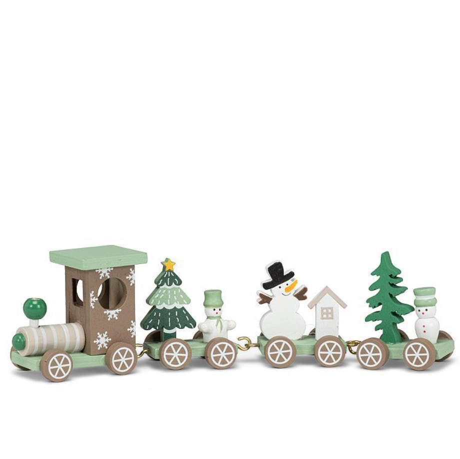 Mini Wooden Holiday Train Set – Take Note Stationery Boutique