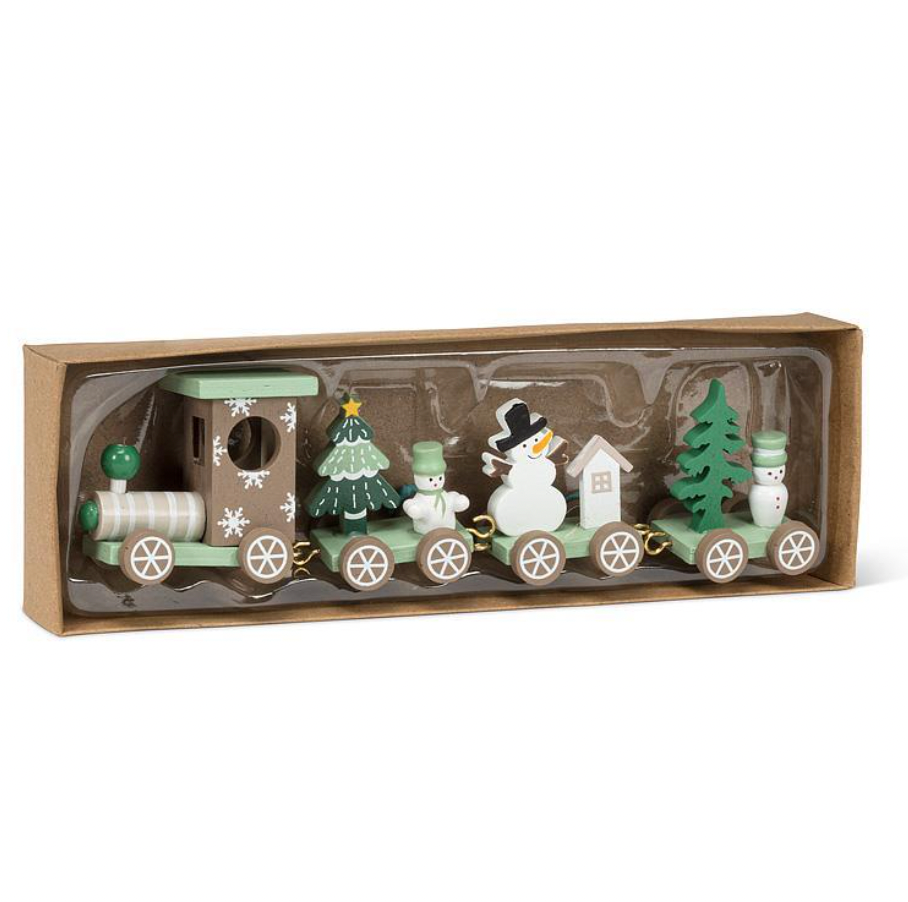 Mini Wooden Holiday Train Set – Take Note Stationery Boutique